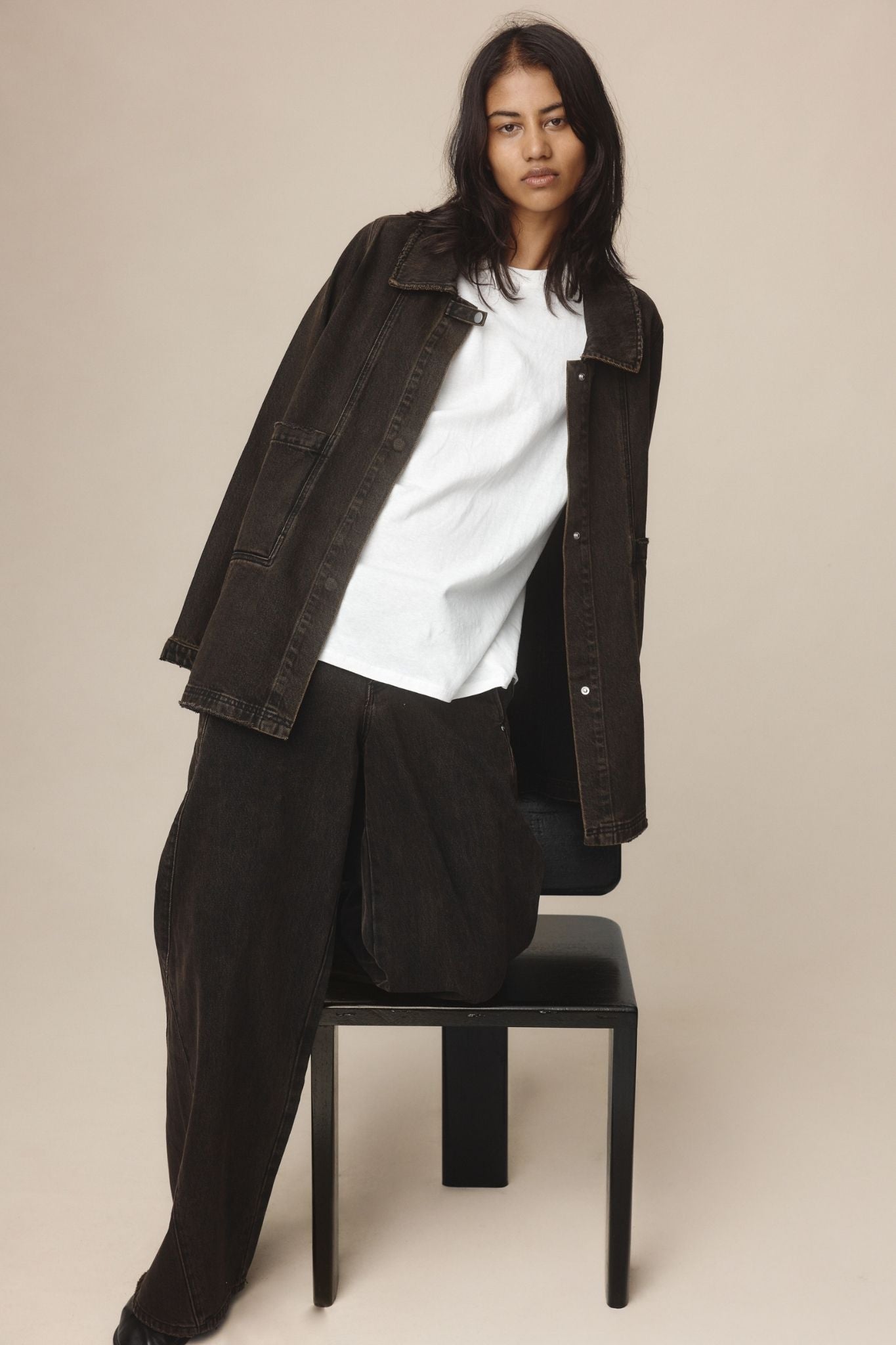 Marle Mono Jacket // Tobacco