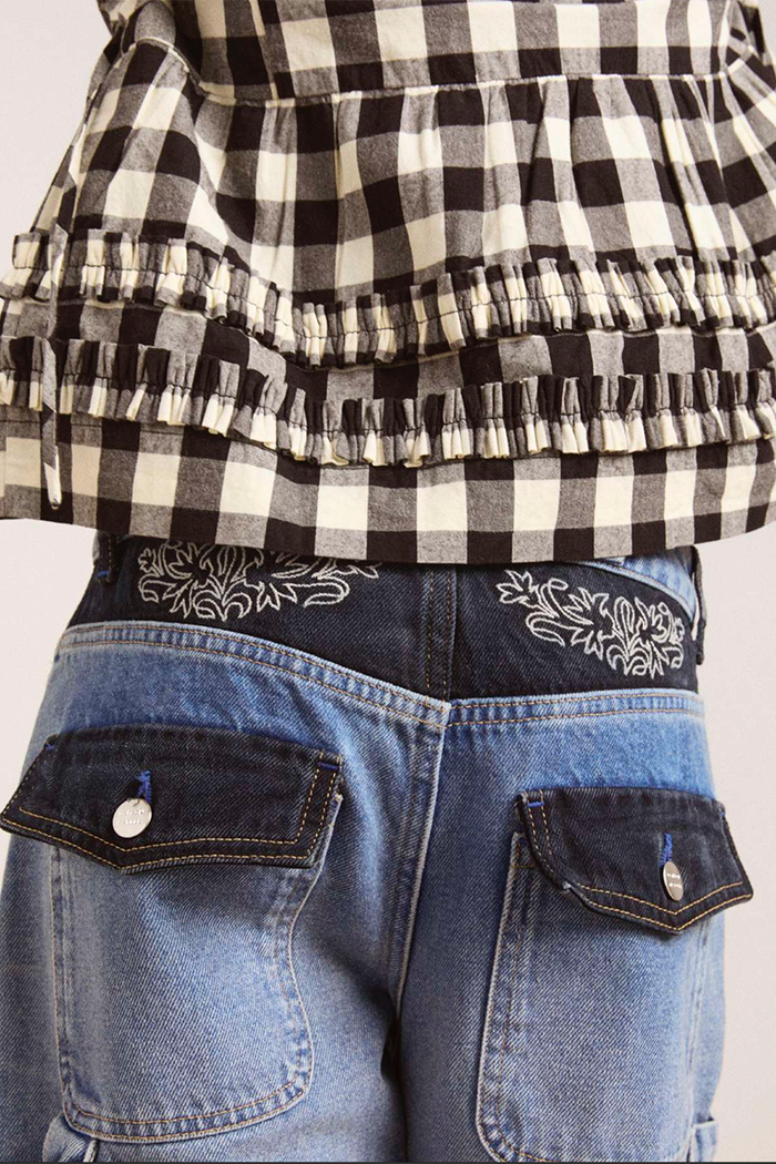 Damson Madder Drew Jean // Lapis Wash